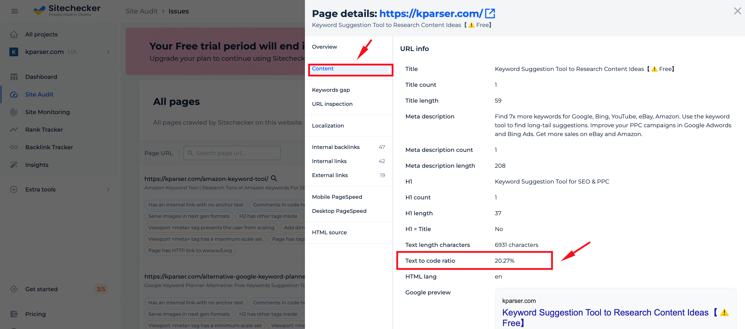 Text To HTML Code Ratio Checker Free Text To HTML Code Ratio Checker Free