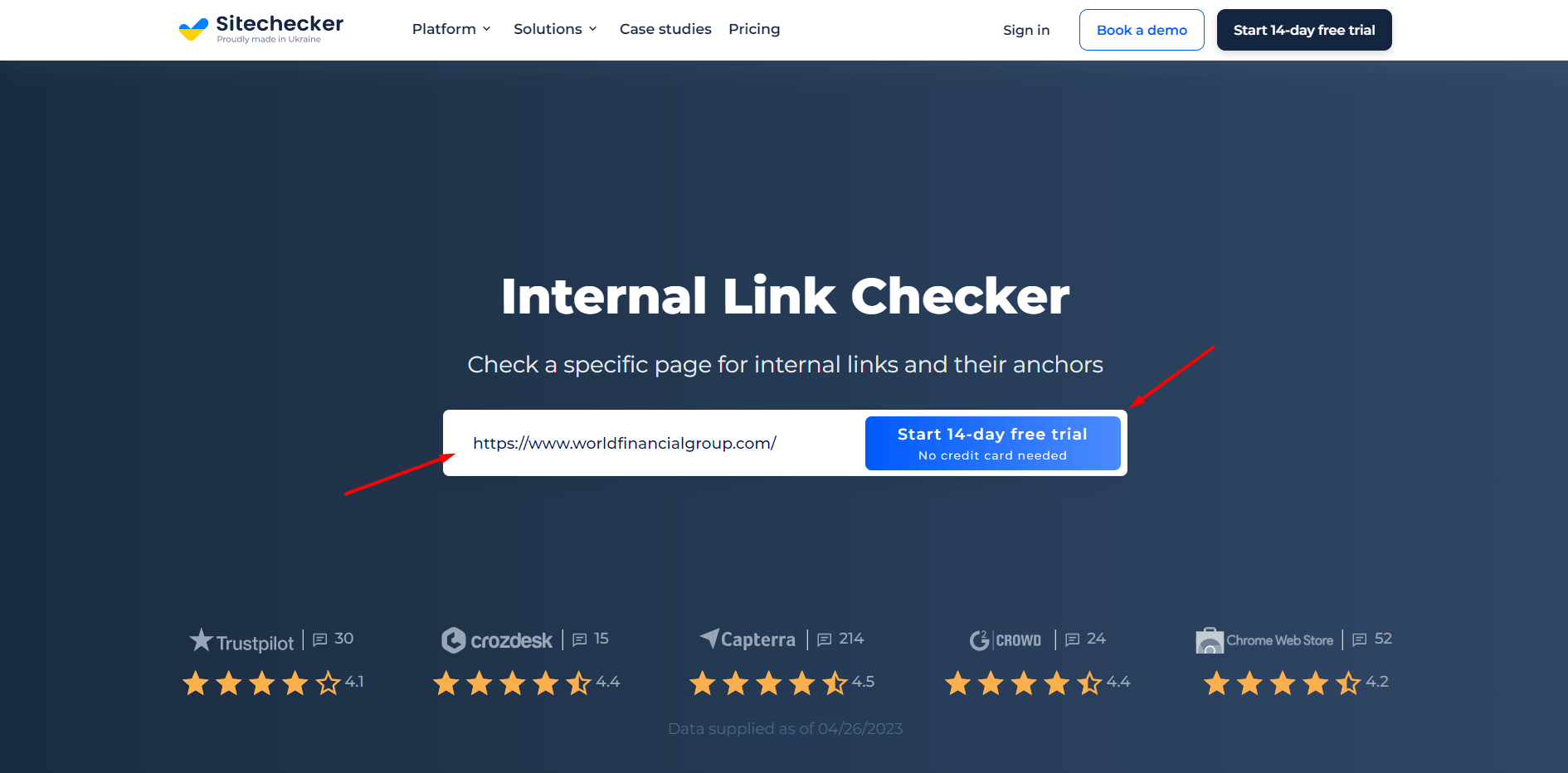 Internal Link Checker: Find internal links in a website easy
