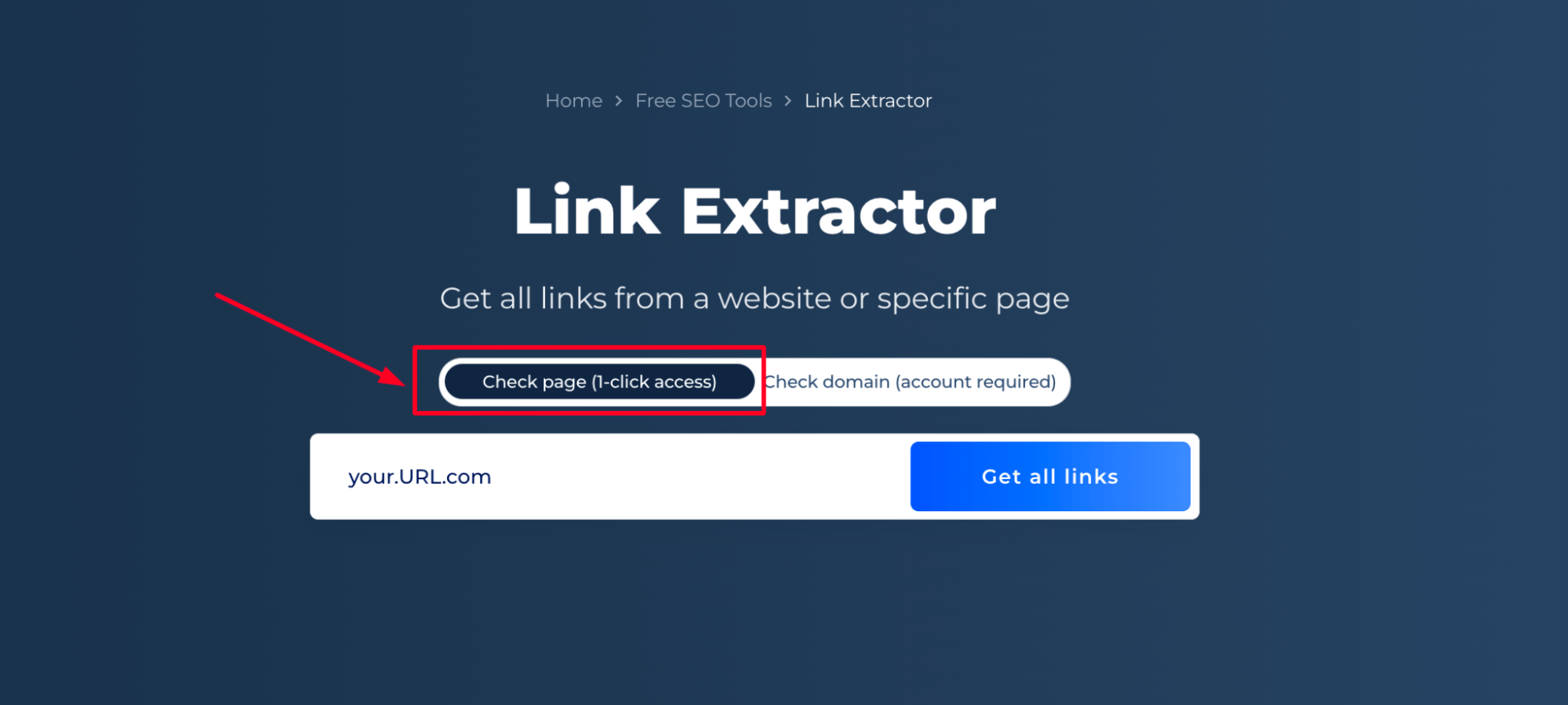Link Extractor SEO Tool – Get All Links From a Website or Page ᐈ