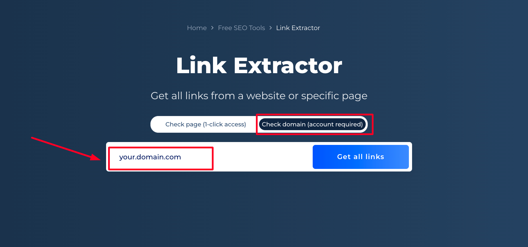 Link Extractor SEO Tool – Get All Links From a Website or Page ᐈ